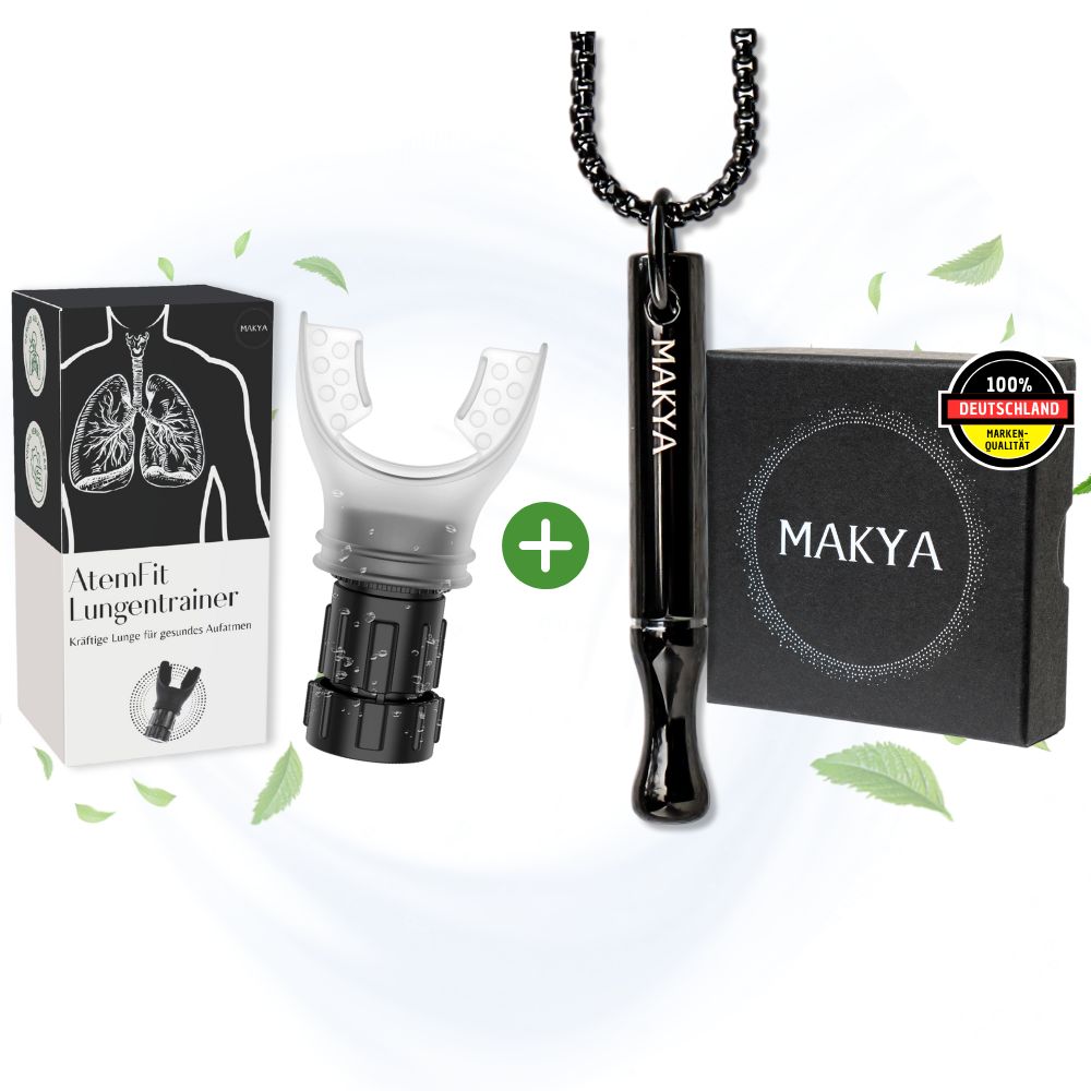 Allrounder-Set: Makya V2 + AtemFit für Rauchfreiheit & Lungengesundheit | MAKYA