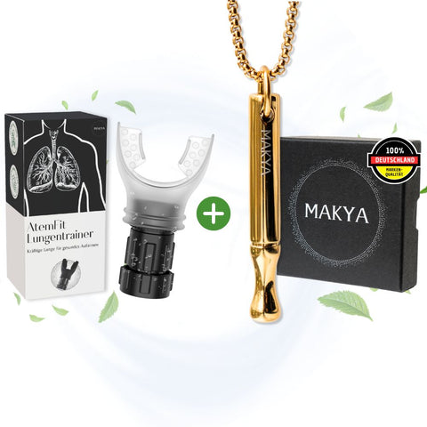 Allrounder-Set: Makya V2 + AtemFit für Rauchfreiheit & Lungengesundheit ...